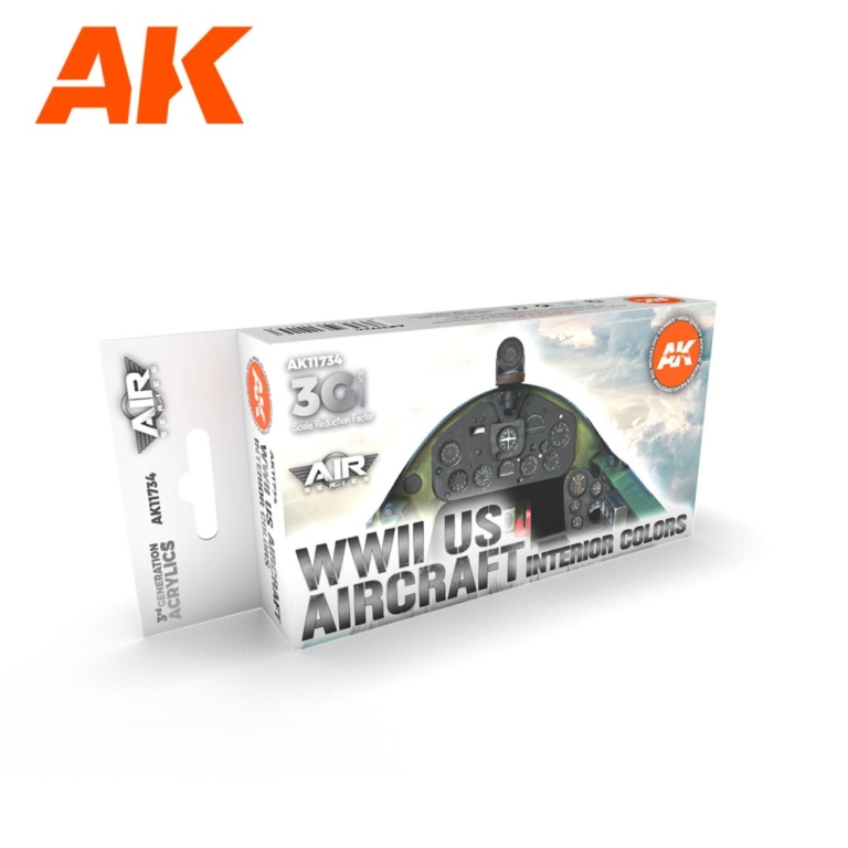 AK Interactive WWII US Aircraft Interior Colors - Hobby Point
